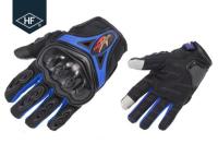 China Riding Aftermarket Motorcycle Accessories Red Blue Touch Finger Full Finger Motorcycle Gloves for sale