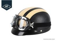China 57 - 62cm Universal Motorcycle Riding Helmets With Goggles For Halley 660g Weight for sale