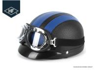 China 57 - 62cm Universal Motorcycle Riding Helmets With Goggles For Halley 660g Weight for sale