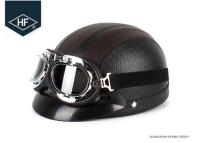 China 57 - 62cm Universal Motorcycle Riding Helmets With Goggles For Halley 660g Weight for sale