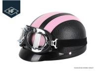 China 57 - 62cm Universal Motorcycle Riding Helmets With Goggles For Halley 660g Weight for sale