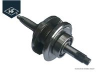 China Forged Steel Motorcycle Engine Spare Parts CD110 Motorbike Crankshaft High Friction Coefficient for sale