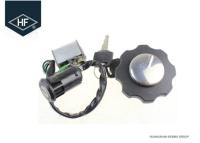 China Motorcycle 4 Wire Ignition Switch Lock Fuel Gas Tank Cap Cover Steering Lock Set For Honda CG125 for sale
