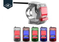 China DC 12V Other Motorcycle Parts 2 / 3 Wires Handlebar Switch On Off Button For LED Headlight for sale
