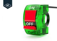 China DC 12V Other Motorcycle Parts 2 / 3 Wires Handlebar Switch On Off Button For LED Headlight for sale