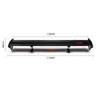 China Car Modified Punch Free Universal Rear Spoiler Single Layer for sale