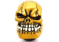 China 13cm Aluminum Alloy Car Modified Parts OEM Skull Head Car Gear Knob for sale