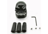 China 13cm Aluminum Alloy Car Modified Parts OEM Skull Head Car Gear Knob for sale