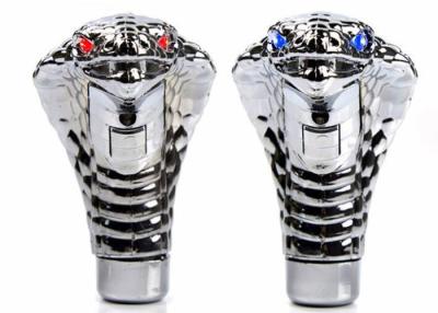 China Silver Car Modified Parts Snake Head LED Gear Shift Knob for sale