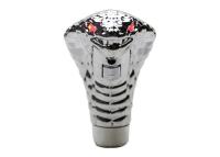 China Silver Car Modified Parts Snake Head LED Gear Shift Knob for sale