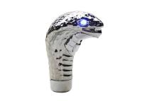 China Silver Car Modified Parts Snake Head LED Gear Shift Knob for sale