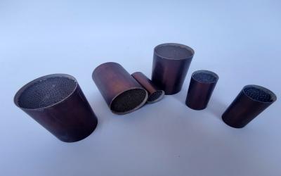 China Pt Pd Rh Catalytic Converters Motorcycle Catalyst Carrier 250 Cell for sale