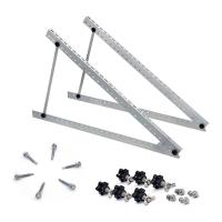 China Anodized Aluminum Solar Panel Fixing Brackets Solar Panel Flat Roof Tilt Mount for sale