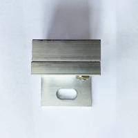 China Aluminum Photovoltaic Module Clamps Lightweight Screw/Bolt Installation for sale
