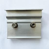 China Aluminum PV Module Clamps Weatherproof PV Panel Clamps Screw/Bolt Installation for sale