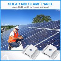 China Silver industry Frameless Solar Panel Clamps Solar Panel Fixing Clip for sale