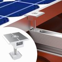 China Photovoltaic Mid Clamp For Solar Panels Mounting Weatherproof for sale