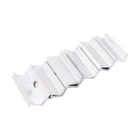 China Silver Solar Panel End Clamp Wind Resistance Photovoltaic Panel Fastener for sale