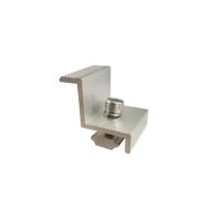 China Custom Solar Panel End Clamp Fixing Roof And Ground Install Site for sale