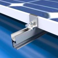 China Photovoltaic Solar End Clamp Mounting Weatherproof UV Resistant for sale