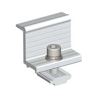 China Commercial Solar Panel End Clamp Adjustable Photovoltaic End Clamp ISO9001 for sale