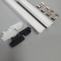 China Silver Aluminium Lamp Groove Fixture Screw Fixing Easy To Install for sale