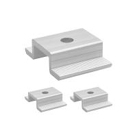 China Aluminum Solar Panel Mid Clamp Rust Resistant Solar Module Clamps Fasteners for sale