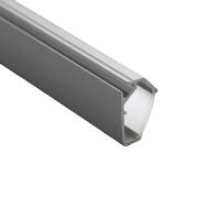 China Mounting Aluminum Light Groove Silver Screw Fixing Easy Installation for sale