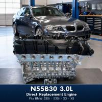 China BMW N55B30 3.0L Turbocharged Inline 6-Cylinder Bare Engine Long Block for BMW 135i, 335i, 435i, 535i, X3, X5 & X6 for sale
