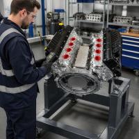 China Land Rover 508PS 5.0L V8 Supercharged Bare Engine Long Block for Range Rover & Range Rover Sport for sale