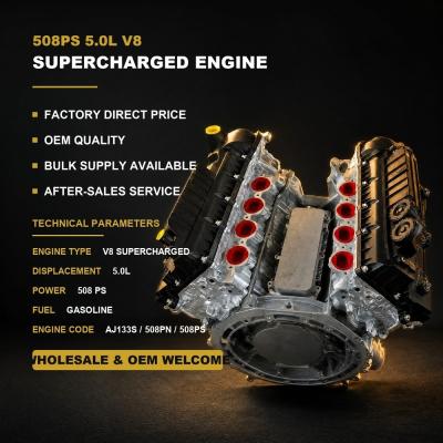 China Land Rover 508PS 5.0L V8 Supercharged Bare Engine Long Block for Range Rover & Range Rover Sport for sale
