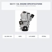 China Volkswagen EA113 1.6L MPI Naturally Aspirated 4-Cylinder Bare Engine Long Block – Replacement Engine for Golf, Bora, Passat, Polo & Other VW Models for sale