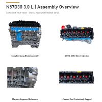 China BMW N57D30 Engine Assembly 3.0L Diesel Turbo Inline 6 Complete Motor for 330d 530d 730d X3 X5 X6 for sale