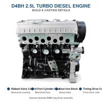 China New D4BH D4BB Turbo Diesel Engine Long Block 2.5L (2476cc) Cast Iron for Mitsubishi Galloper and Hyundai Gallope OLIVER for sale