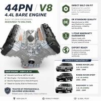 China Land Rover 448PN 4.4L V8 Petrol Bare Engine Long Block – Twin-Turbo Replacement Engine for sale