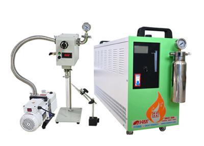 China Rotary Quartz Vacuum Sealing Machine 0-100r/min Speed with 0-600L/h Oxyhydrogen Generator for Glass Tube Processing for sale