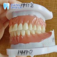 China Resin Acrylic Removable Partial Denture With Clasps And Full Acrylic Denture for sale