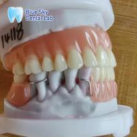China Resin Acrylic Removable Partial Denture With Clasps And Full Acrylic Denture for sale
