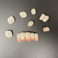 China Layered Zirconia Crowns Pink Porcelain Zirconia Dental Crown For Aesthetic Restorations for sale