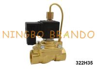China 1/2'' 40 Bar 322H35 Parker Type Brass Solenoid Valve Normally Open 24V 110V 220V for sale