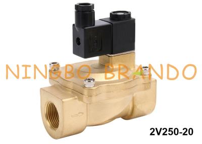 China 2V250-20 Airtac Type Brass Solenoid Valve 3/4'' 12V 24V DC 110V 220V AC for sale