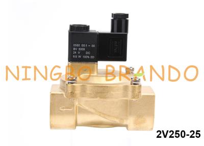 China 2V250-25 Airtac Type Brass Solenoid Valve 1'' DC12V DC24V AC110V AC220V for sale