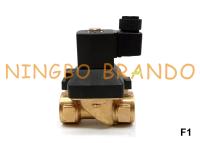 China 1'' 16 Bar 2/2 Way Normally Closed Brass Solenoid Valve 12V 24V 110V 220V for sale