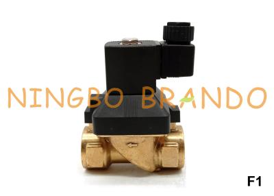 China 1'' 16 Bar 2/2 Way Normally Closed Brass Solenoid Valve 12V 24V 110V 220V for sale