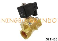 China 3/4'' 321H36 High Pressure Brass Solenoid Valve 40 Bar 24VDC 220VAC for sale