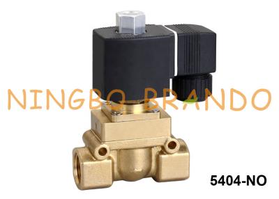 China High Pressure Normally Open Brass Solenoid Valve 1/4'' 3/8'' 1/2'' 40 bar 24V 220V for sale
