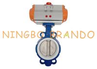 China Throttle DN125 Butterfly Valve With AT100D Pneumatic Actuator for sale