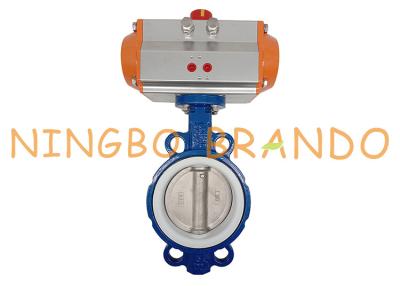 China Throttle DN125 Butterfly Valve With AT100D Pneumatic Actuator for sale
