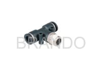 China T Style Compressed Air Pneumatic Hose Fittings Male Branch Tee Type for sale
