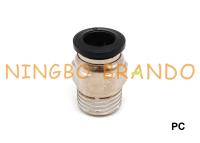 China 8mm 1/4'' Male Straight Pneumatic Hose Fitting Push To Connect for sale